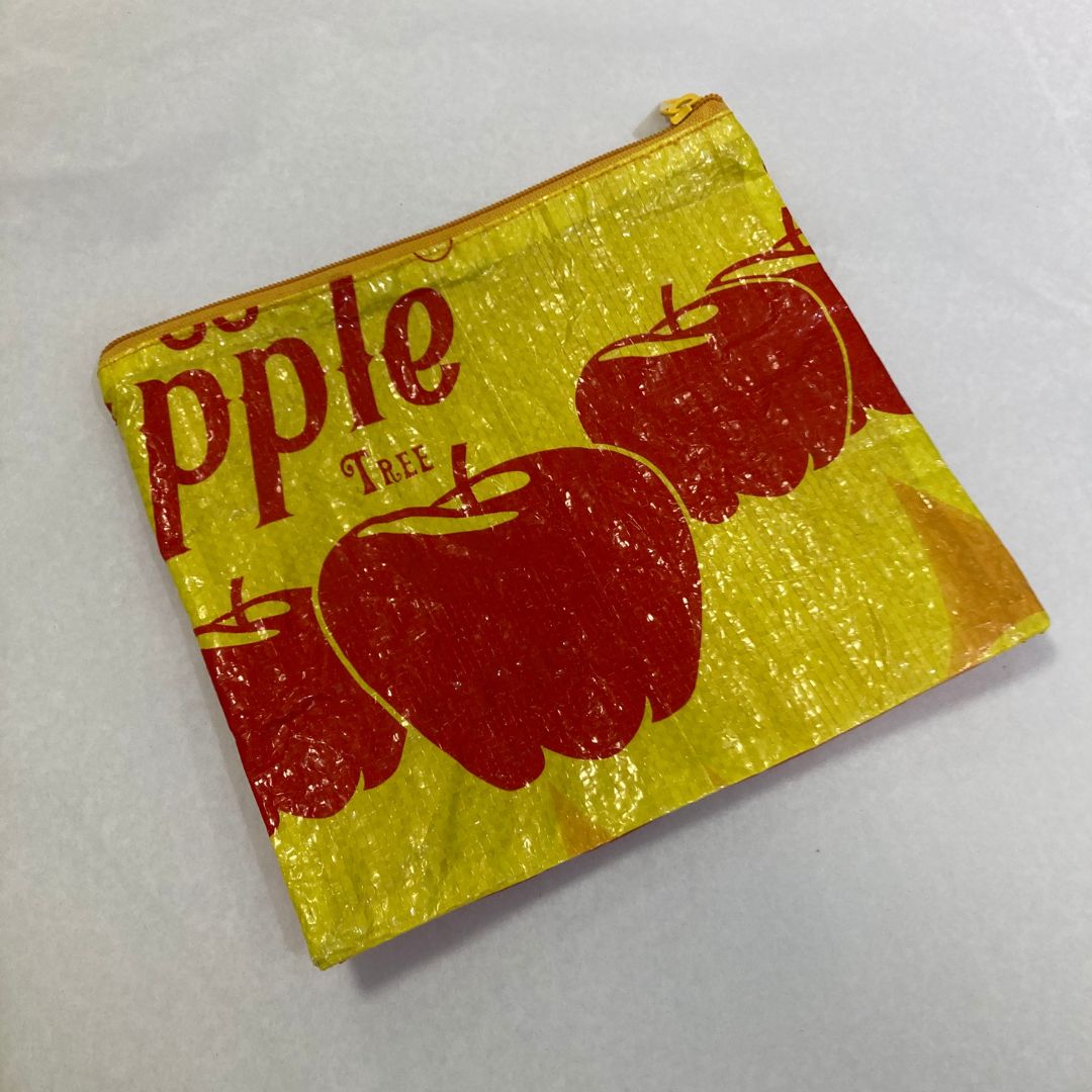 Recycled Rice Bag Pouch | Unique Upcycled Pouch | Fair Trade – Good Things