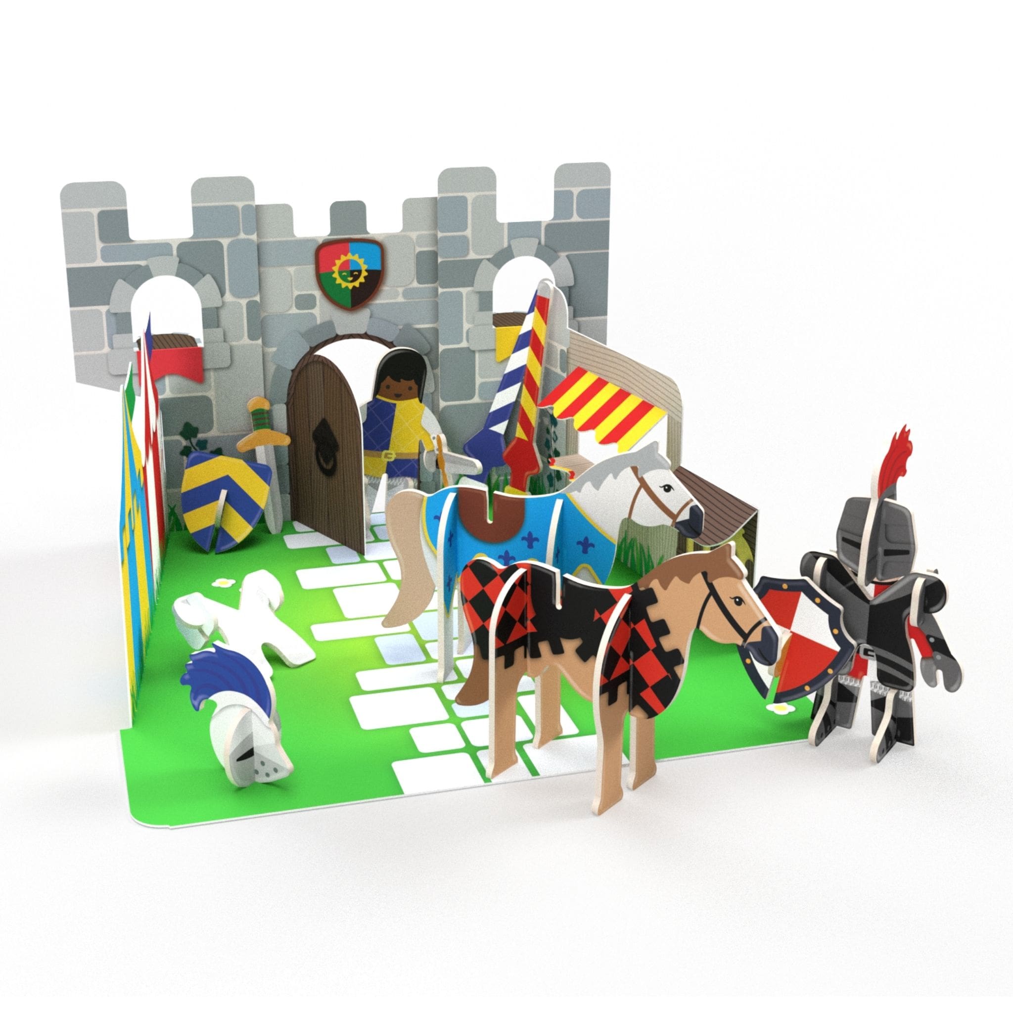 Build and Play Knights' Castle Play Set | Eco-Friendly Toys – Good Things