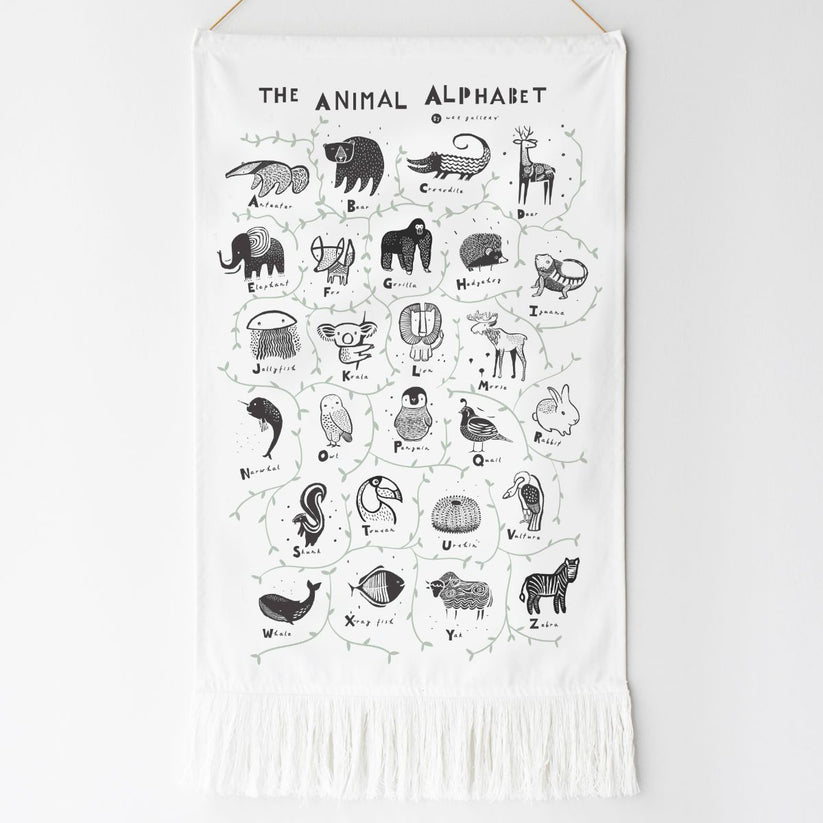 Animal Alphabet Wall Hanging | Wee Gallery | Good Things