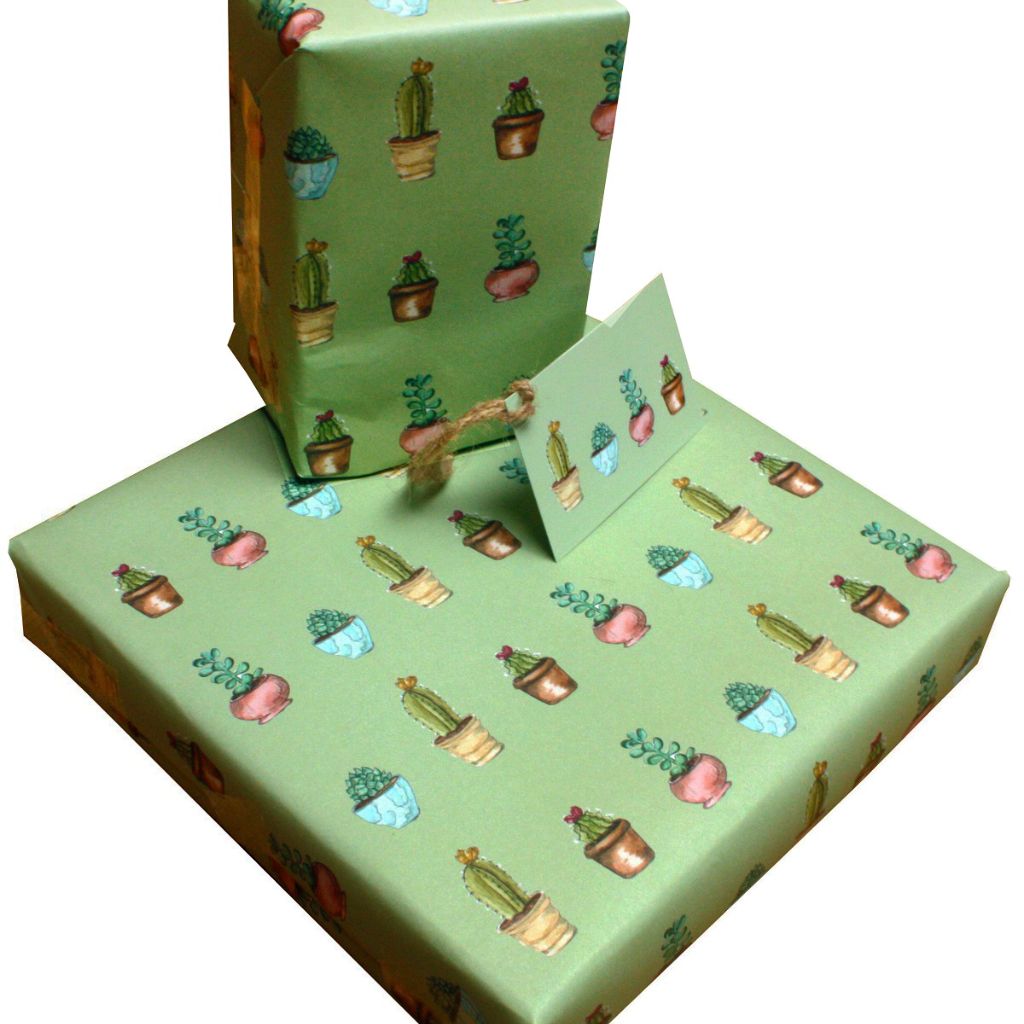 Hand Gift Wrap - Cactus – Good Things